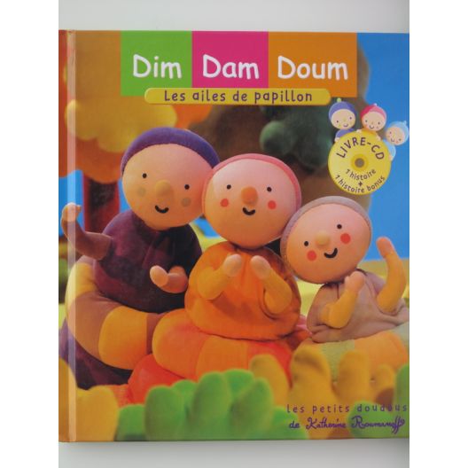 Dim Dam Doum : Les ailes de papillon + CD - LIVRES et STICKERS