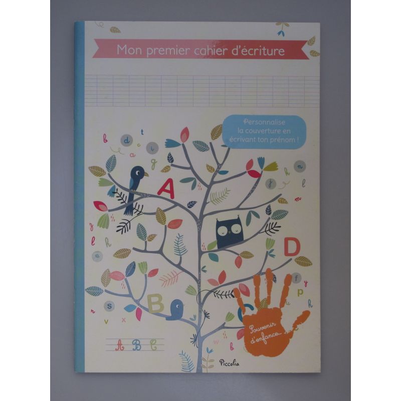 Mon premier cahier d'écriture. A personnalisé! Capitale et cursive ...
